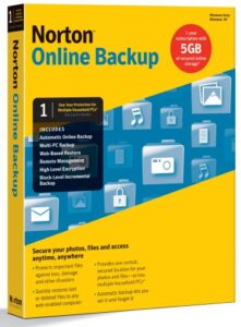 norton online backup v1.0 5gb