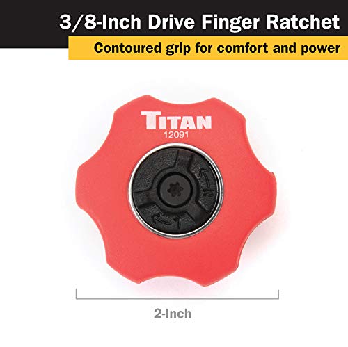 Titan 12091 3/8-Inch Drive 72-Tooth Finger Ratchet