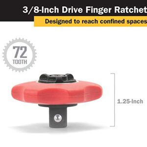 Titan 12091 3/8-Inch Drive 72-Tooth Finger Ratchet