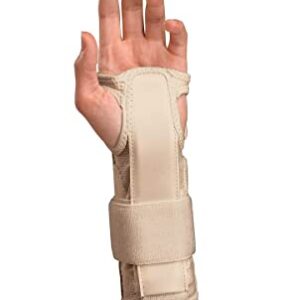 Mueller Wrist Stabilizer, Small/Medium, Beige, 1-Count Package