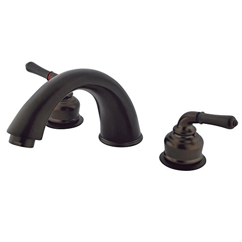 Kingston Brass KB365 Magellan Roman Tub Faucet, Oil Rubbed Bronze,8-Inch Adjustable Center , Oil-Rubbed Bronze