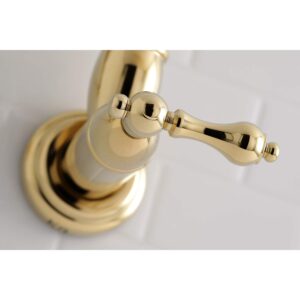 Kingston Brass KS3102AL Restoration Pot Filler, Polished Brass