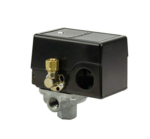 Pressure switch for air compressor made by Furnas / Hubbell 69JF7LY2C 95-125 Four port w/ unloader & on/off lever