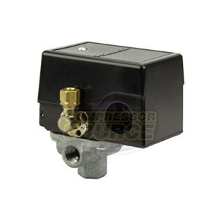 Pressure switch for air compressor made by Furnas / Hubbell 69JF7LY2C 95-125 Four port w/ unloader & on/off lever