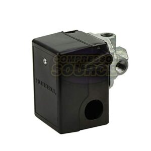 Pressure switch for air compressor made by Furnas / Hubbell 69JF7LY2C 95-125 Four port w/ unloader & on/off lever