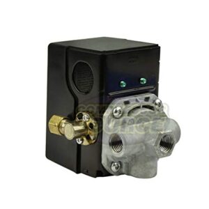 Pressure switch for air compressor made by Furnas / Hubbell 69JF7LY2C 95-125 Four port w/ unloader & on/off lever