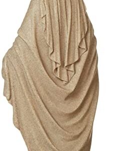 Emsco Group Virgin Mary Statue - Natural Sandstone Appearance - Made of Resin - Lightweight - 34" Height