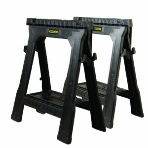 stanley sawhorse, folding, 2-pack (060864r)