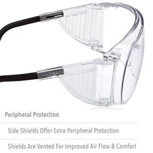 Honeywell Uvex Ultra-Spec 2000 Visitor Specs Safety Glasses with Clear Uvextreme Anti-Fog Lens (S0250X)