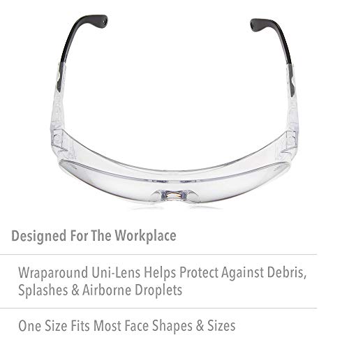 Honeywell Uvex Ultra-Spec 2000 Visitor Specs Safety Glasses with Clear Uvextreme Anti-Fog Lens (S0250X)