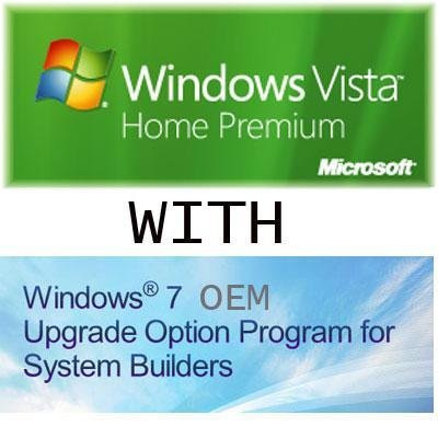 Windows Vista Home Prem SP1 32-bit for System Builders - 1 pack - with Free Windows 7 Upgrade Coupon [Old Version]