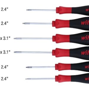 Wiha 36291 Screwdriver Set, Torx, 6 Piece