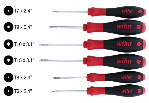 Wiha 36291 Screwdriver Set, Torx, 6 Piece