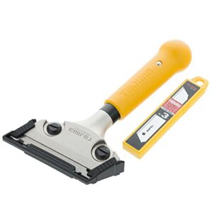 tajima scrl200"scrape-rite" reversible blade scraper, silver/yellow