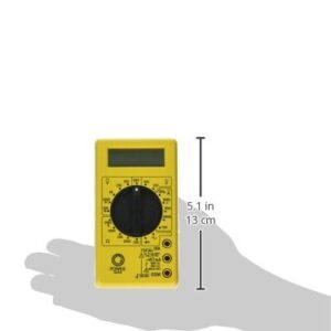 Power Gear 50953 17-Range 6-Function Digital Multimeter Multimeters & Testers, Black