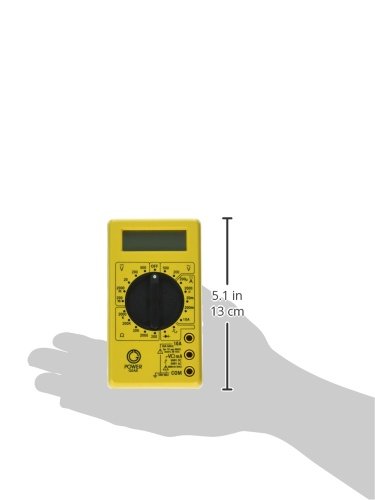 Power Gear 50953 17-Range 6-Function Digital Multimeter Multimeters & Testers, Black