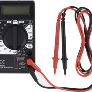 Power Gear 50953 17-Range 6-Function Digital Multimeter Multimeters & Testers, Black