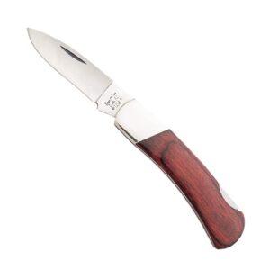 bear & son 224r 3 inch rosewood executive lkbk no rear bolster knife