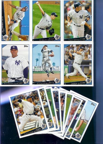 2009 Topps New York Yankees Complete Team Set (28 Cards)