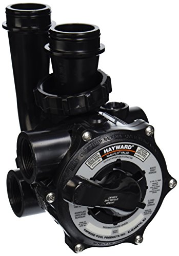 Hayward SP0710X62 Pro-Series Vari-Flo Replacement 1-1/2-Inch Control Valve Assembly with Gauge,black