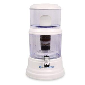 zen water - water filter system, portable water purification system, 4-gallon countertop dispenser