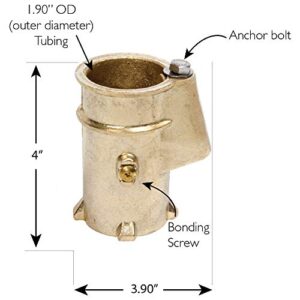 S.R. Smith AS-100B 4-Inch Anchor for 1.90-Inch Outer Diameter Tubing, Bronze