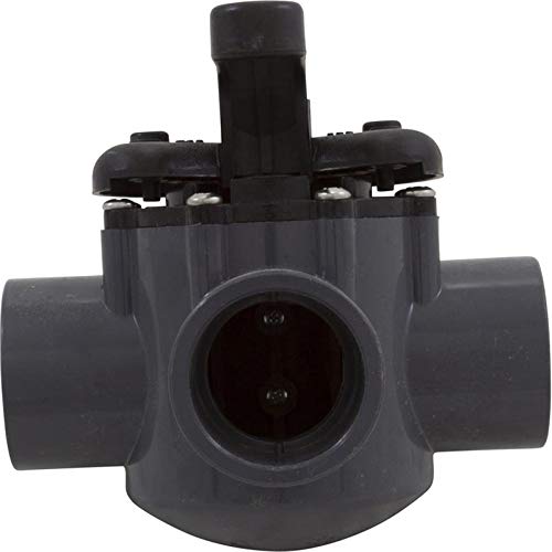 Pentair 263037 3-Way PVC 1-1/2 inch (2 inch slip outside) Pool And Spa Diverter Valve