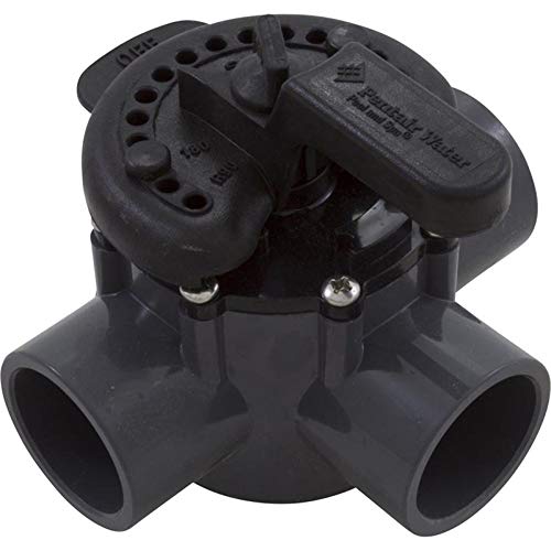 Pentair 263037 3-Way PVC 1-1/2 inch (2 inch slip outside) Pool And Spa Diverter Valve