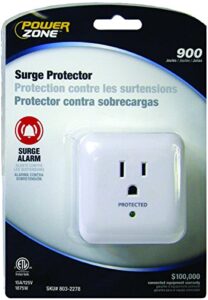 power zone or802105 powerzone surge protector tap, 125 v, 15 a, 1 outlet