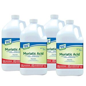 klean strip green safer muriatic acid jug 128 oz (pack of 4)