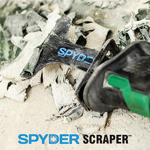 Spyder Scraper 00138 Scraping Tool Attachment for Reciprocating Saws, Black, 2-Inch