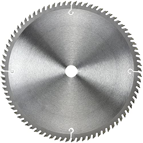 NEIKO 10768A 12" Carbide Chop Saw Blade, 80 Tooth with 1-Inch Arbor, Compatible with Miter, Table, Radial Arm, Cut-Off, Standard Circular Saws, for Home Building, Construction, Woodworking, Forest