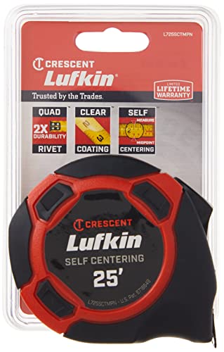 Lufkin L725SCTMPN TAPE,25',SELF CENTERING