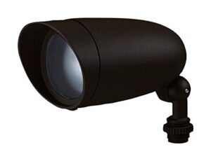 nuvo sf76/646 one-light halogen landscape floodlight, dark bronze, 6.25-inches