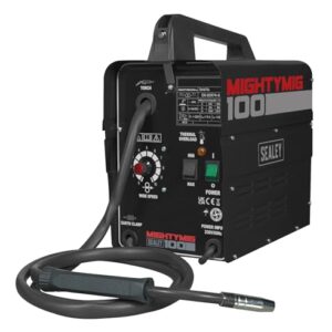 Sealey MIGHTYMIG100 Gas MIG Welder 100A, 100 Amp, Red