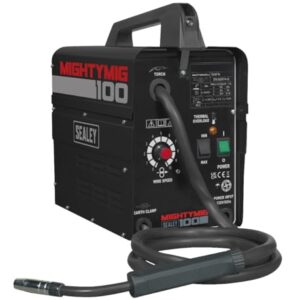 Sealey MIGHTYMIG100 Gas MIG Welder 100A, 100 Amp, Red