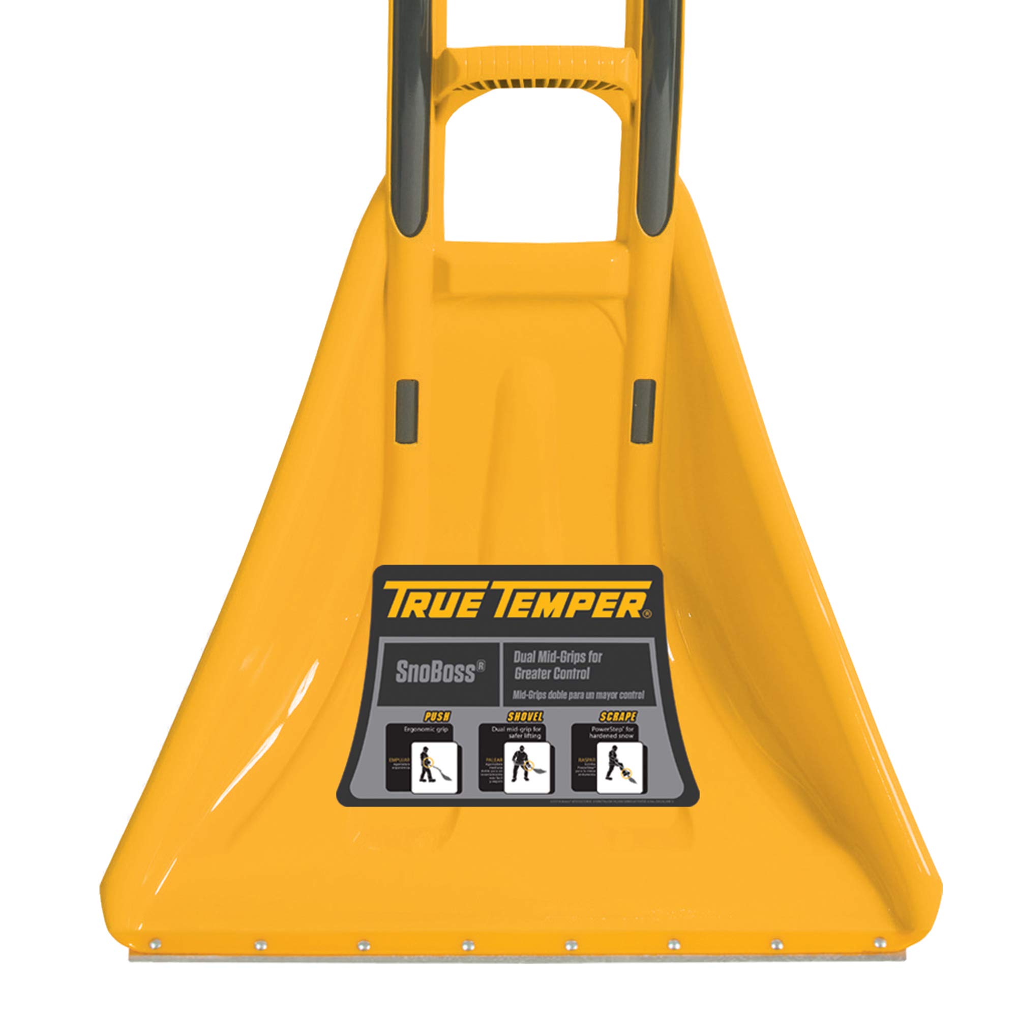 True Temper 1625300 SnoBoss Poly Snow Shovel/Pusher/Scraper, 20-Inch, Multi