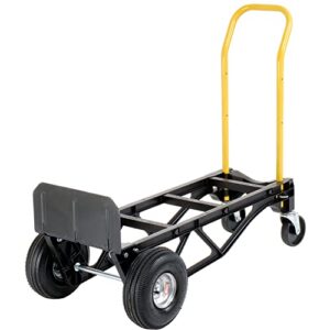 Harper Nylon Convertible Hand Truck - 37-1/4"Lx12"W Platform