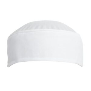 chef works unisex total vent beanie, white, small/medium