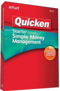 quicken starter edition 2010 [old version]