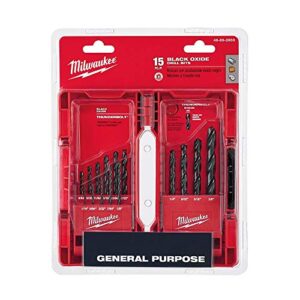 Milwaukee 48-89-2803 15-Piece Thunderbolt Black Oxide Drill Bit Set