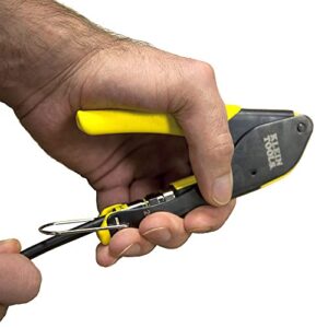 Klein Tools VDV212-008-SEN Compact Compression Crimper, F-Connector