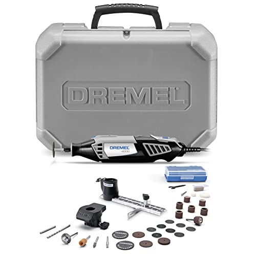 Dremel 4000-2/30 Variable Speed Rotary Tool Kit - Engraver, Polisher, and Sander- Perfect for Cutting, Detail Sanding, Engraving, Wood Carving, and Polishing- 2 Attachments & 30 Accessories