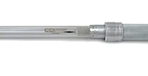 CDI 1002MFRMH Dual Scale Micrometer Adjustable Click Style Torque Wrench with Metal Handle - 3/8-Inch Drive - 10 to 100 ft. lbs. Torque Range