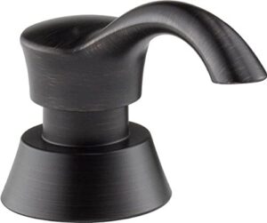 delta faucet pilar kitchen soap dispenser for kitchen sinks, venetian bronze rp50781rb