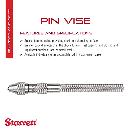 Starrett 0.025-0.075" Pin Vise