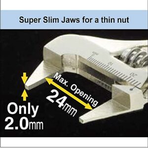 ENGINEER TWM-07 Super Thin Jaws Adjustable Wrench Smart Monkey Wrench