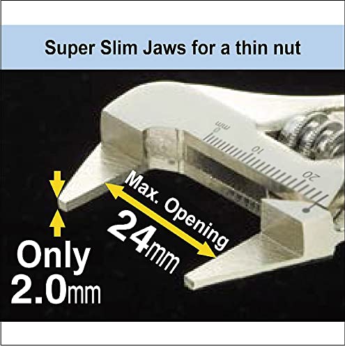 ENGINEER TWM-07 Super Thin Jaws Adjustable Wrench Smart Monkey Wrench