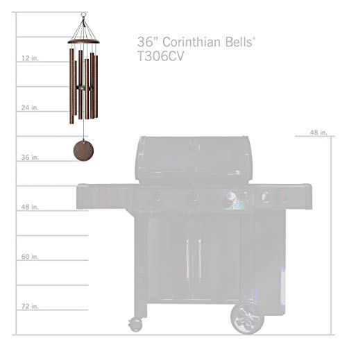 QMT 36" Corinthian Bells Windchime - Copper Vein