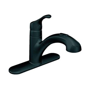 moen ca87316bl kitchen faucet, matte black, 0.375